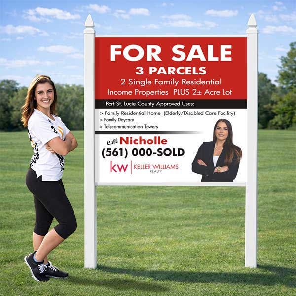 Commercial Real Estate Signs, For Sale Signs, Auction Signs